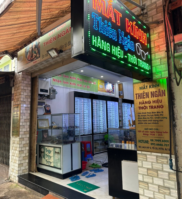 Mắt Kính Thiên Ngân [ Địa Chỉ Cắt Kính Cận Uy Tín Tại Quận 12 ]